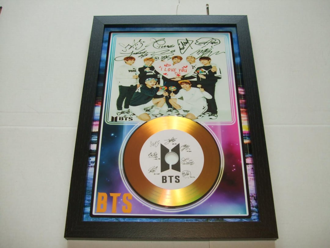 Bts Signed Photo Mount - Etsy