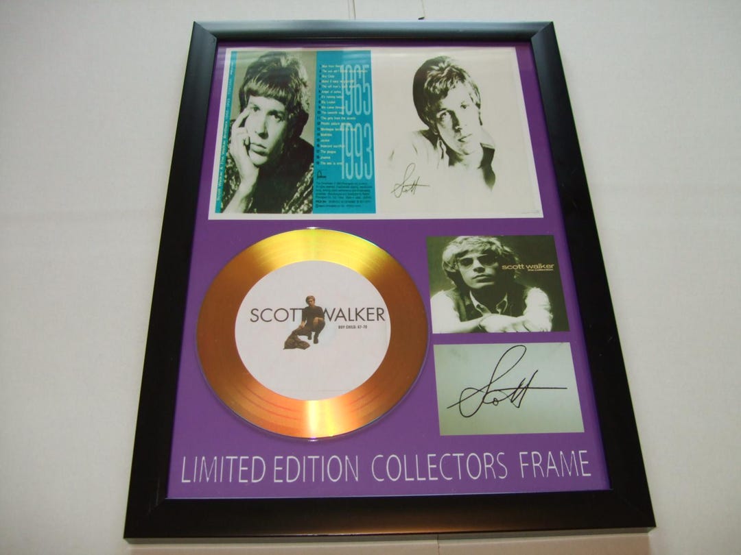 Scott Walker Signed Photo Mount - Etsy