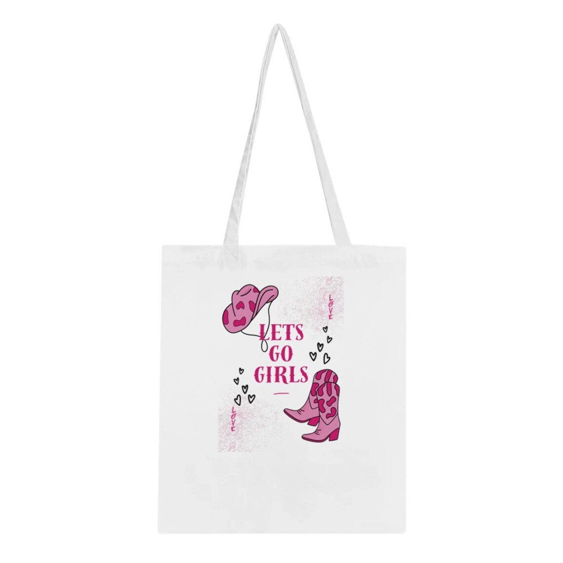 LET'S GO GIRLS Tote Bag Lets Go Girl Tote Bag 100% Cotton Shania Twain ...