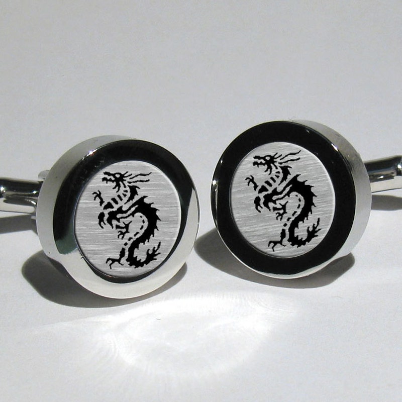 Asian Cufflinks - Etsy