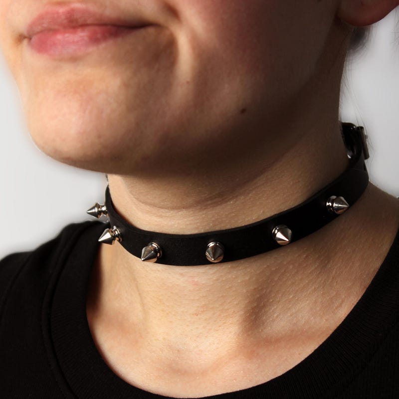 Spiked Choker - Etsy