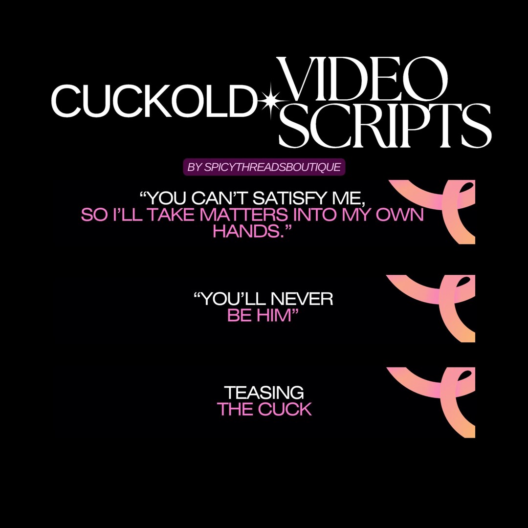 Cuckold Femdom Script GFE Onlyfans Girl Friend Experience Video Script Cuckold Script Femdom ...