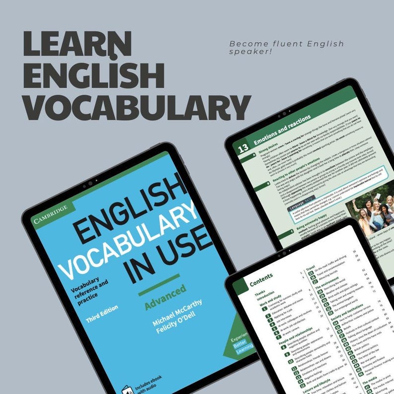 English Vocabulary in Use | Advanced | Practice English | Learn English ...