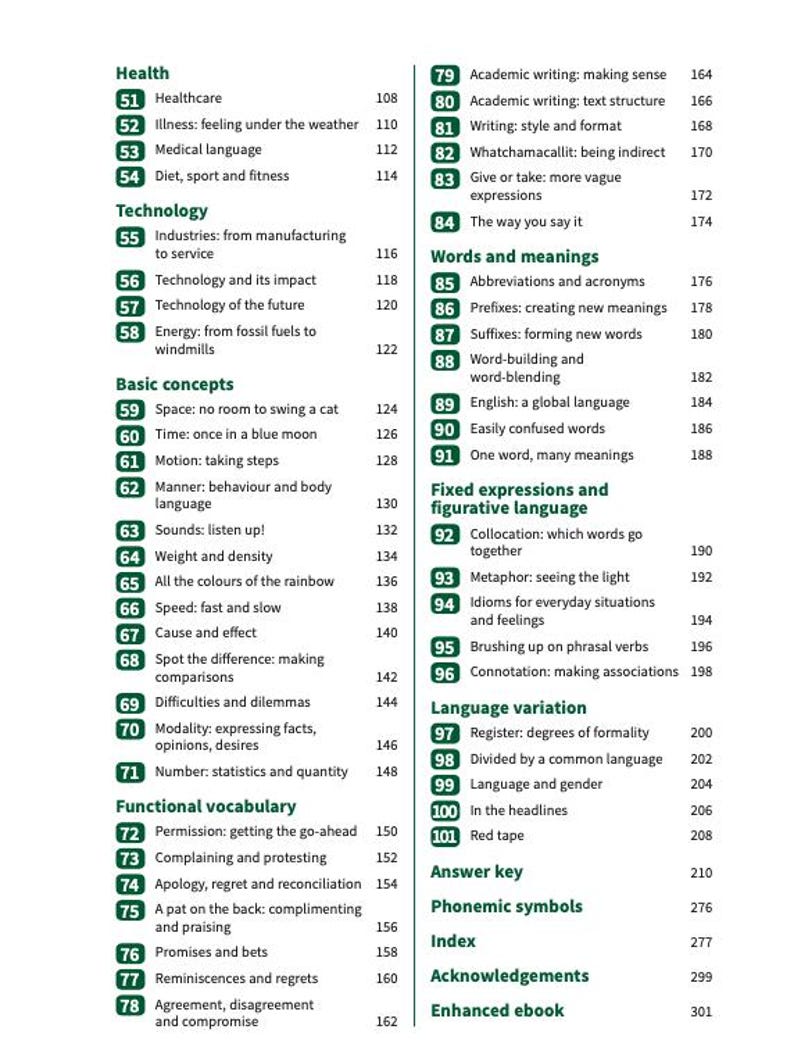 English Vocabulary in Use Advanced 3rd Edition Learn English Become ...