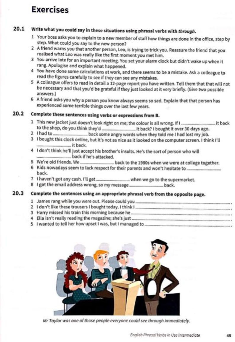 English Phrasal Verbs in Use for Intermediate Level, Learn English, 2nd ...