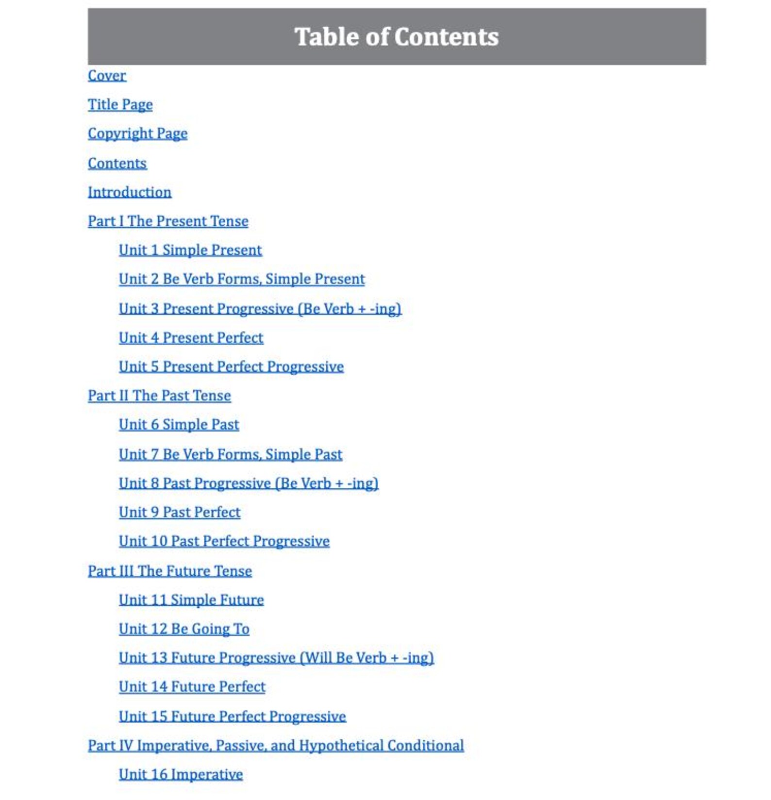 English Verbs: Master Tenses & Grammar - English Learning Workbook ...