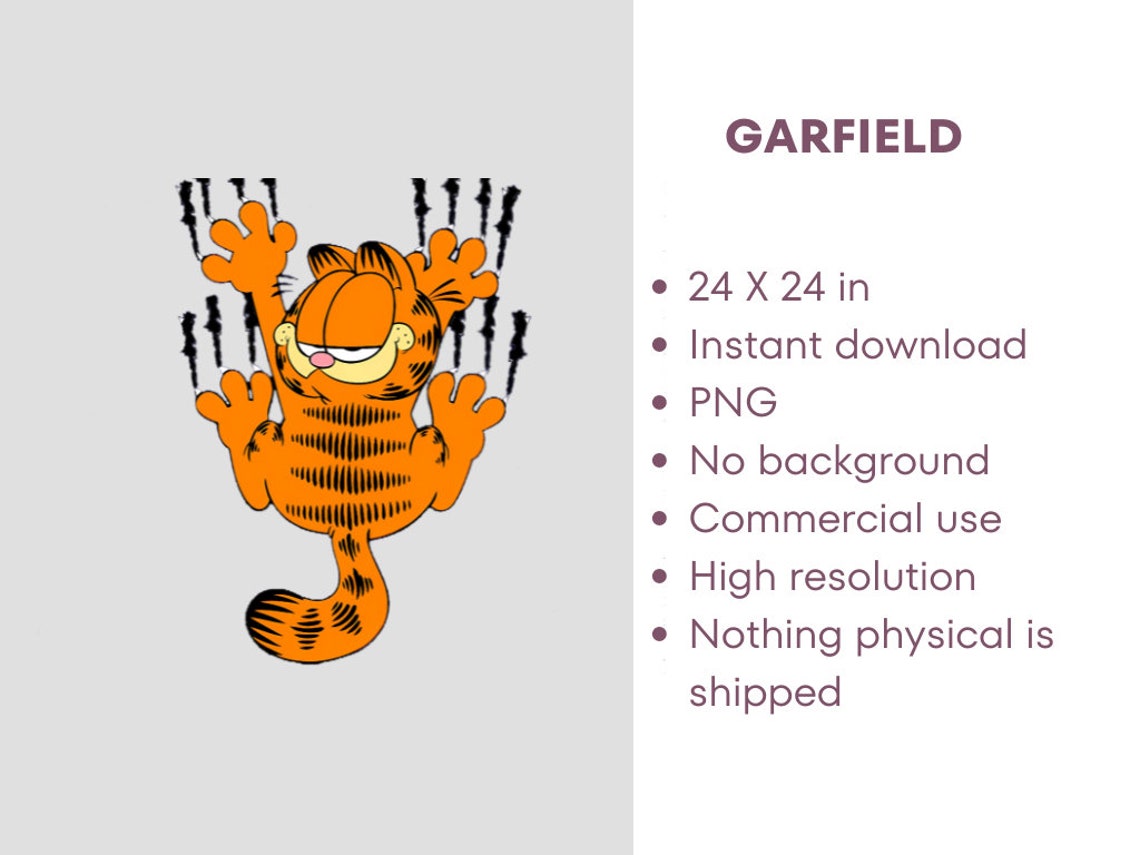 Garfield PNG, Garfield Clipart, Garfield Sublimation, Clipart PNG ...