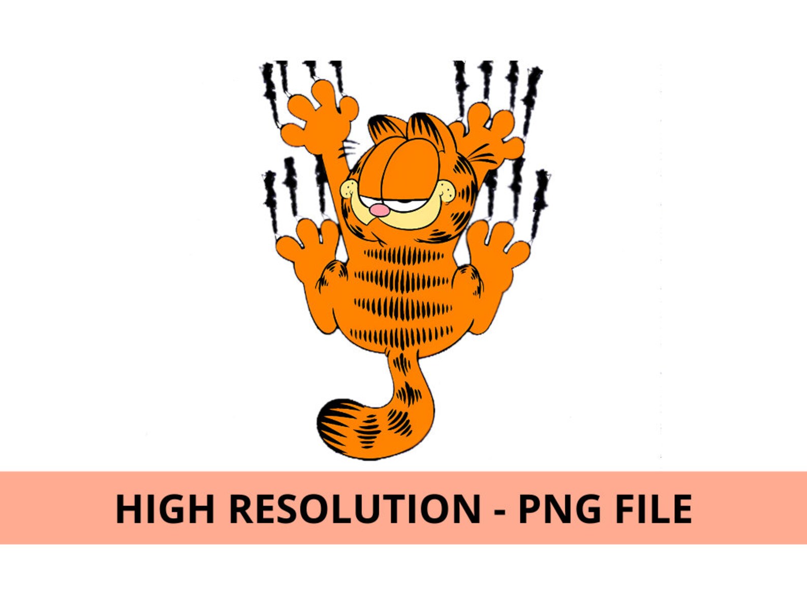 Garfield PNG, Garfield Clipart, Garfield Sublimation, Clipart PNG ...