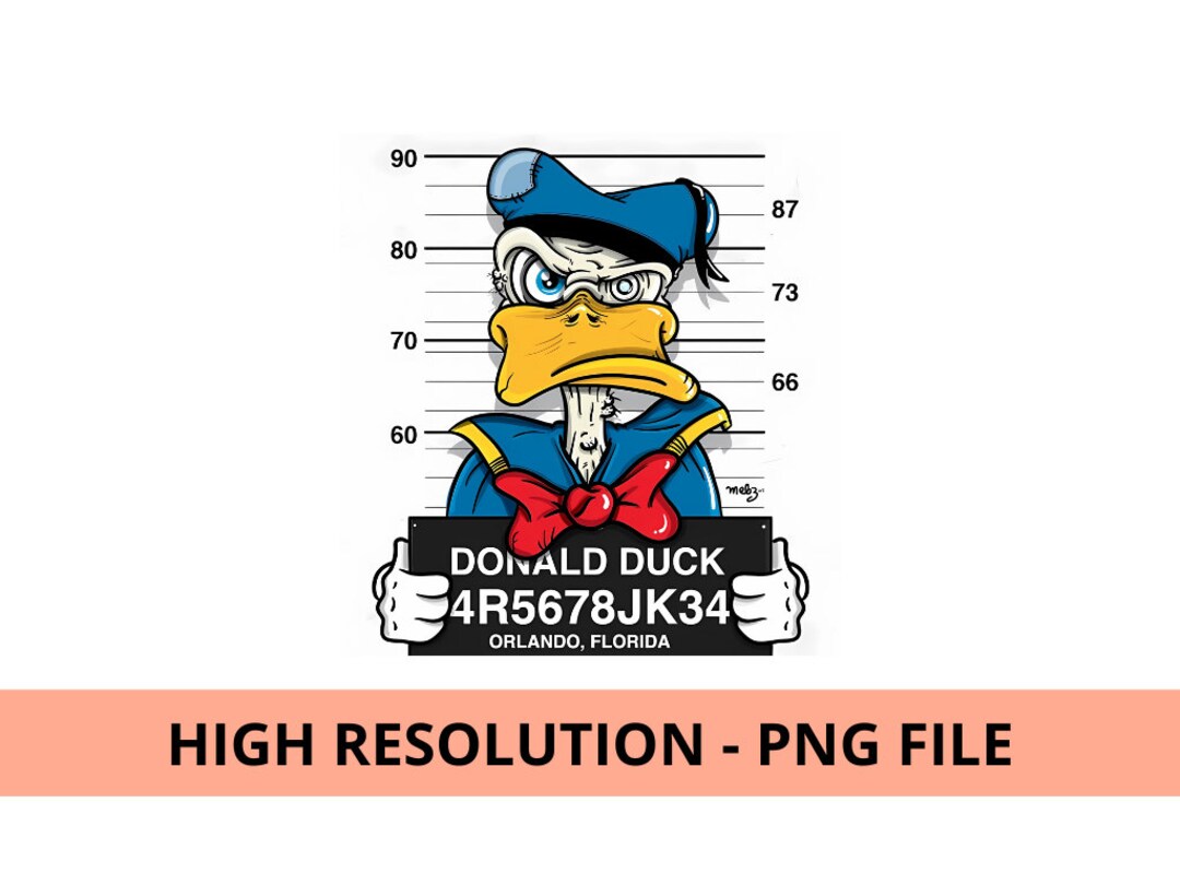 Donald Duck PNG, Donald Duck Clipart, Donald Duck Sublimation, Clipart ...