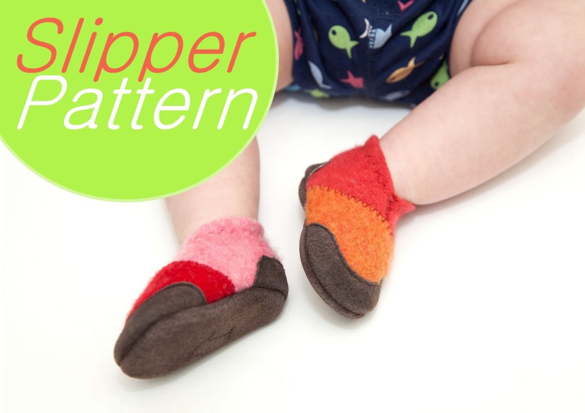 Sewing Pattern for Baby Wool Felt Shoes, Tutorial PDF Digital Download ...