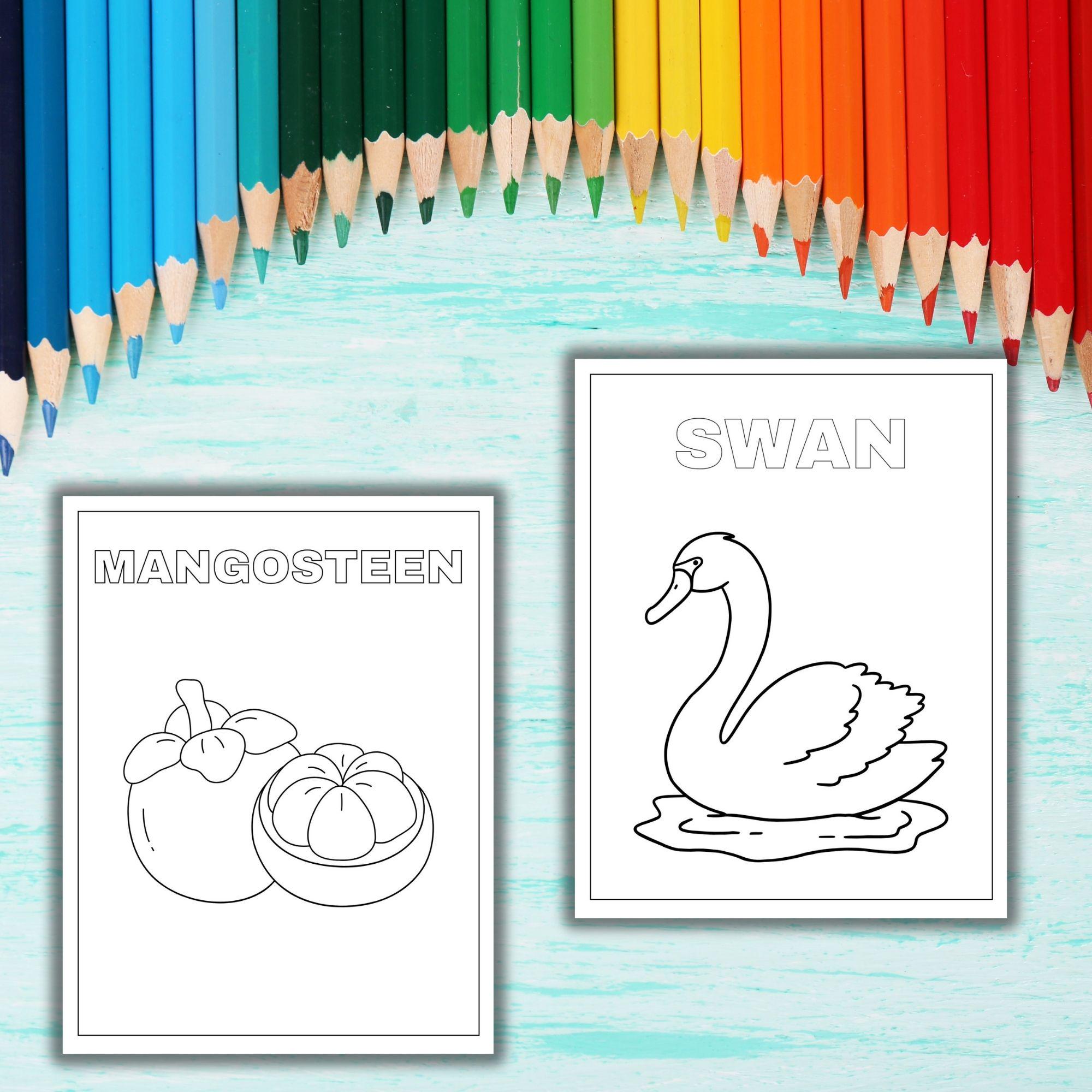 100+ Coloring Pages for Kids | Animals Coloring Pages | Vegetables ...