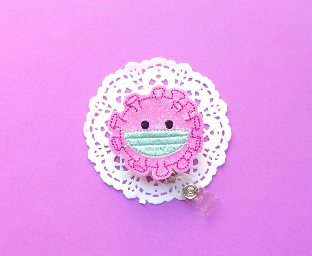 Germ Badge Reel , Laboratory Badge Holder, Germ ID Holder, ID Badge ...