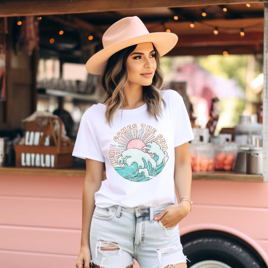Shirt Not Included Here Comes the Sun Matte Clear Film Transfer - Etsy