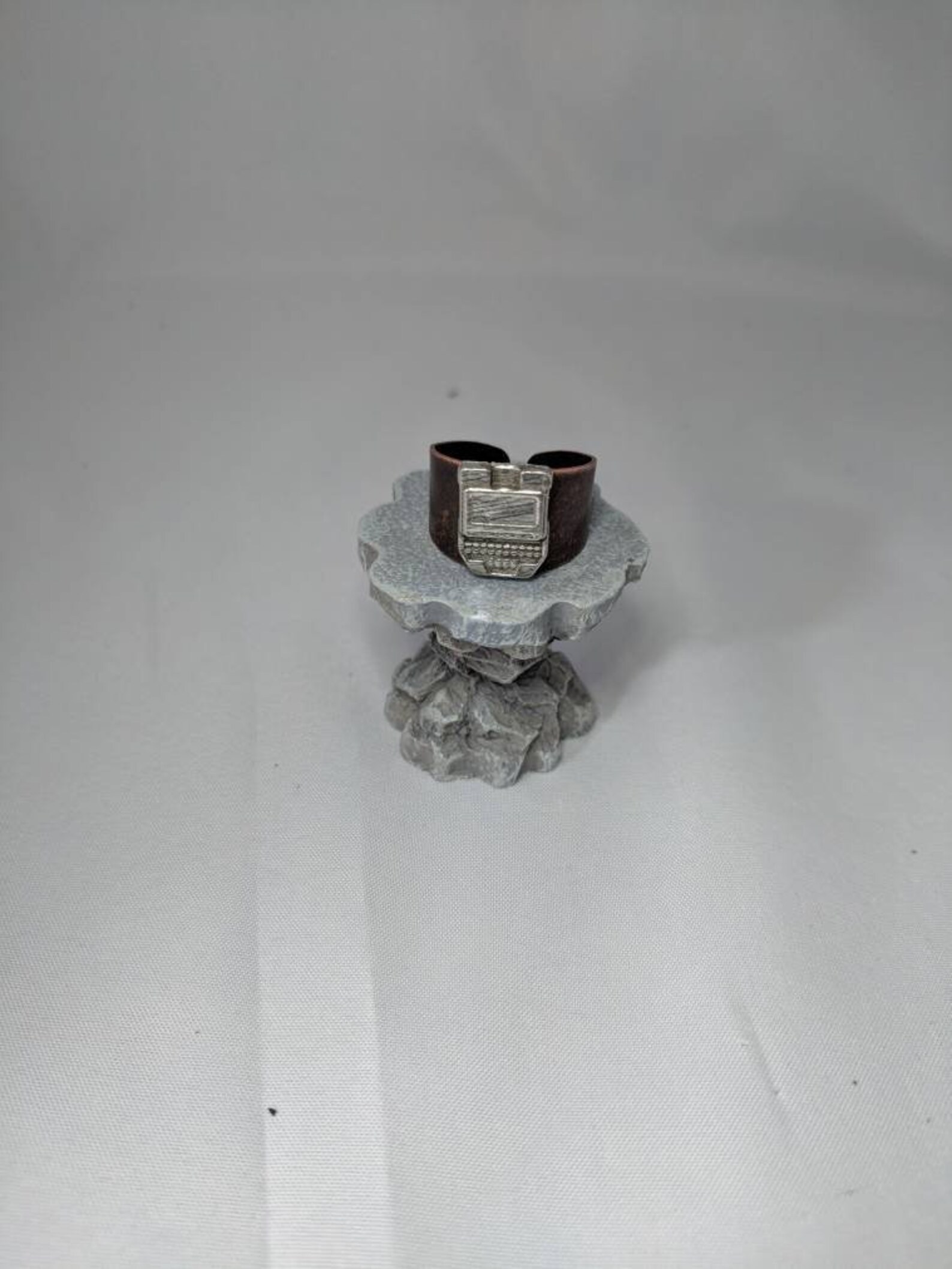 Court Reporter Gift, Pewter Steno Charm Ring Antique Copper Colored ...