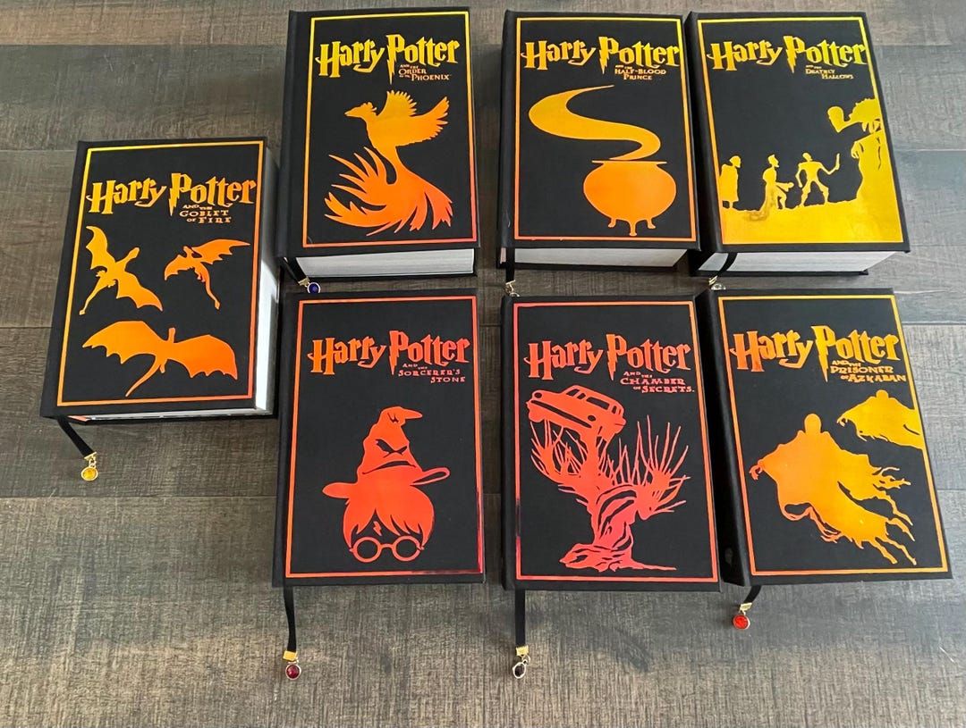 Harry Potter Series J.K. Rowling rebind Bundle - Etsy Australia