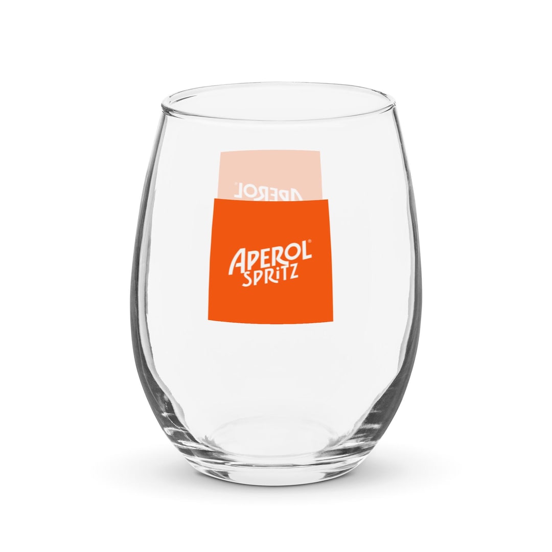 Aperol Glass With Aperol Spritz Logo - Etsy