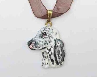 English Setter Necklace - Etsy