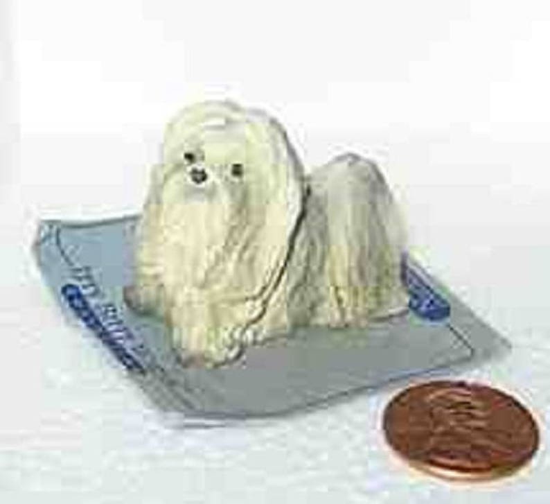 Vintage Mini DOG Figurine by United Design Doberman Boxer | Etsy