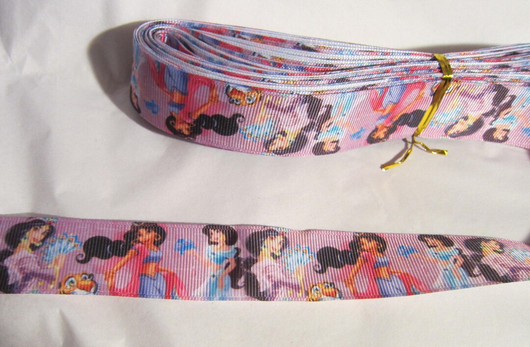 Ribbon Disney Princess JASMINE Grosgrain Ribbon 3 Yards, Craft Ribbon ...