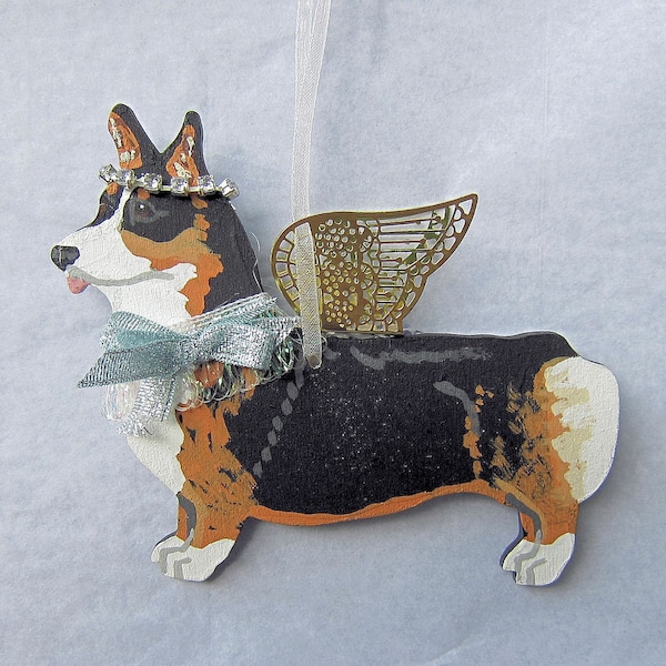Corgi Angel - Etsy