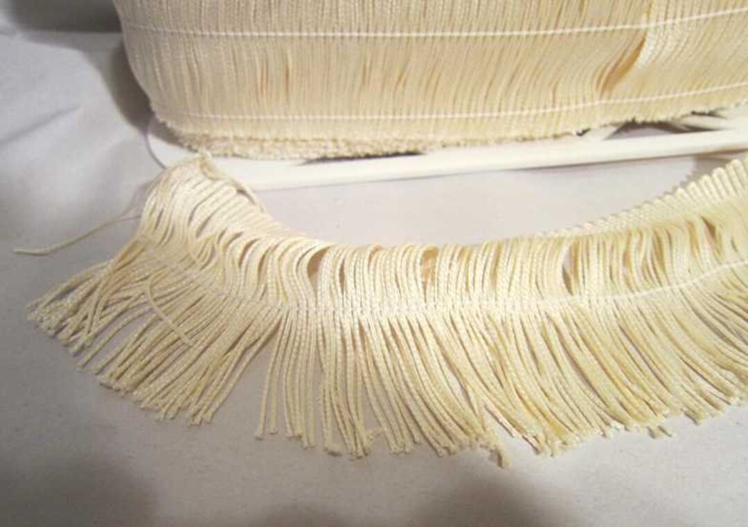 Vintage St Louis Trim CREAM Color Fringe Trim 3" Wide 2 YRDS - Etsy