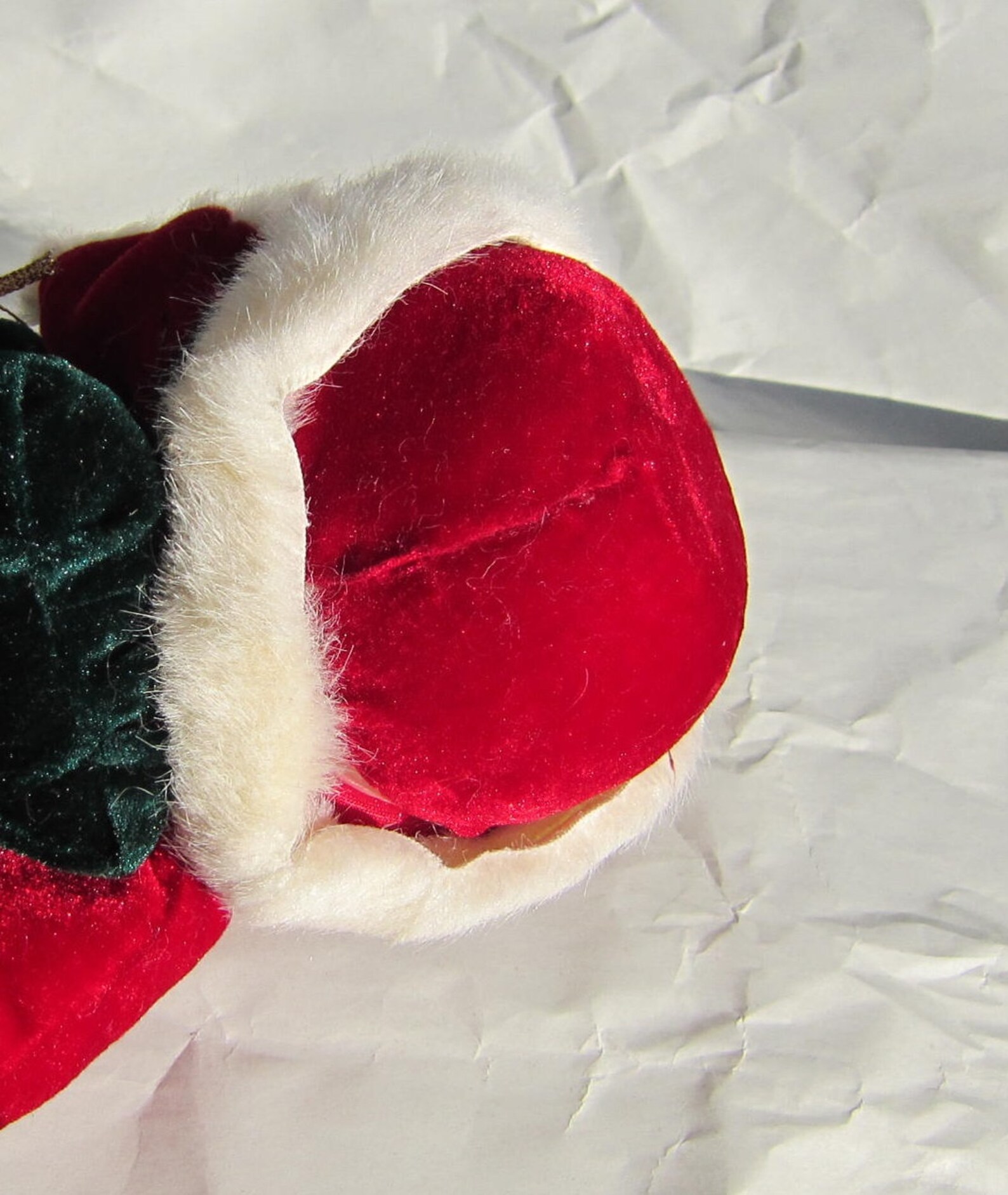 Vintage Roly Poly MIN PIN Red Miniature Pinscher Dog Santa W/sack ...
