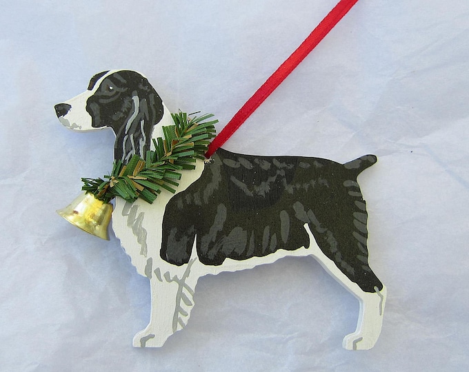 Hand-painted SPRINGER SPANIEL BLACK Wood Christmas Tree - Etsy
