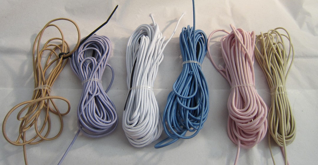 Elastic Cording 2mm Light Color Round Cord Stretch Cord for Travelers ...