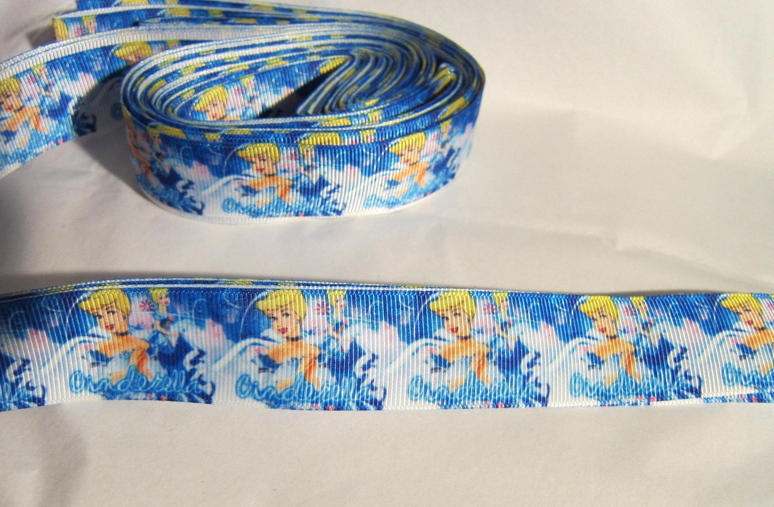 Ribbon Disney Princess CINDERELLA Grosgrain Ribbon 3 Yards - Etsy