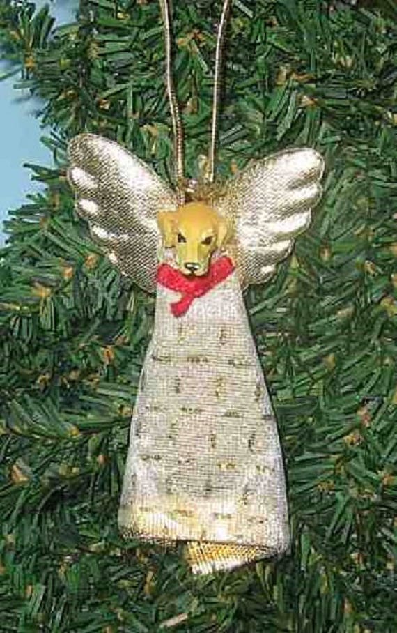 Handmade GOLDEN RETRIEVER Small Lace Angel Christmas Tree | Etsy