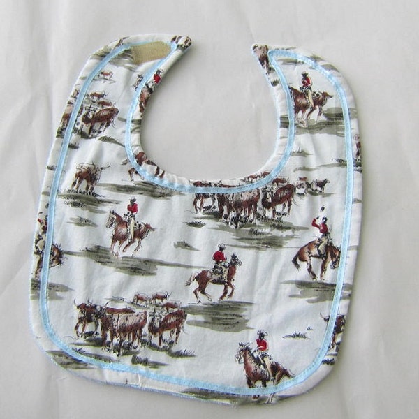 Cowboy Bib - Etsy