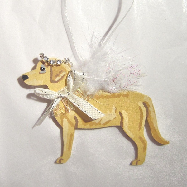 Painted Wood Angel - Etsy