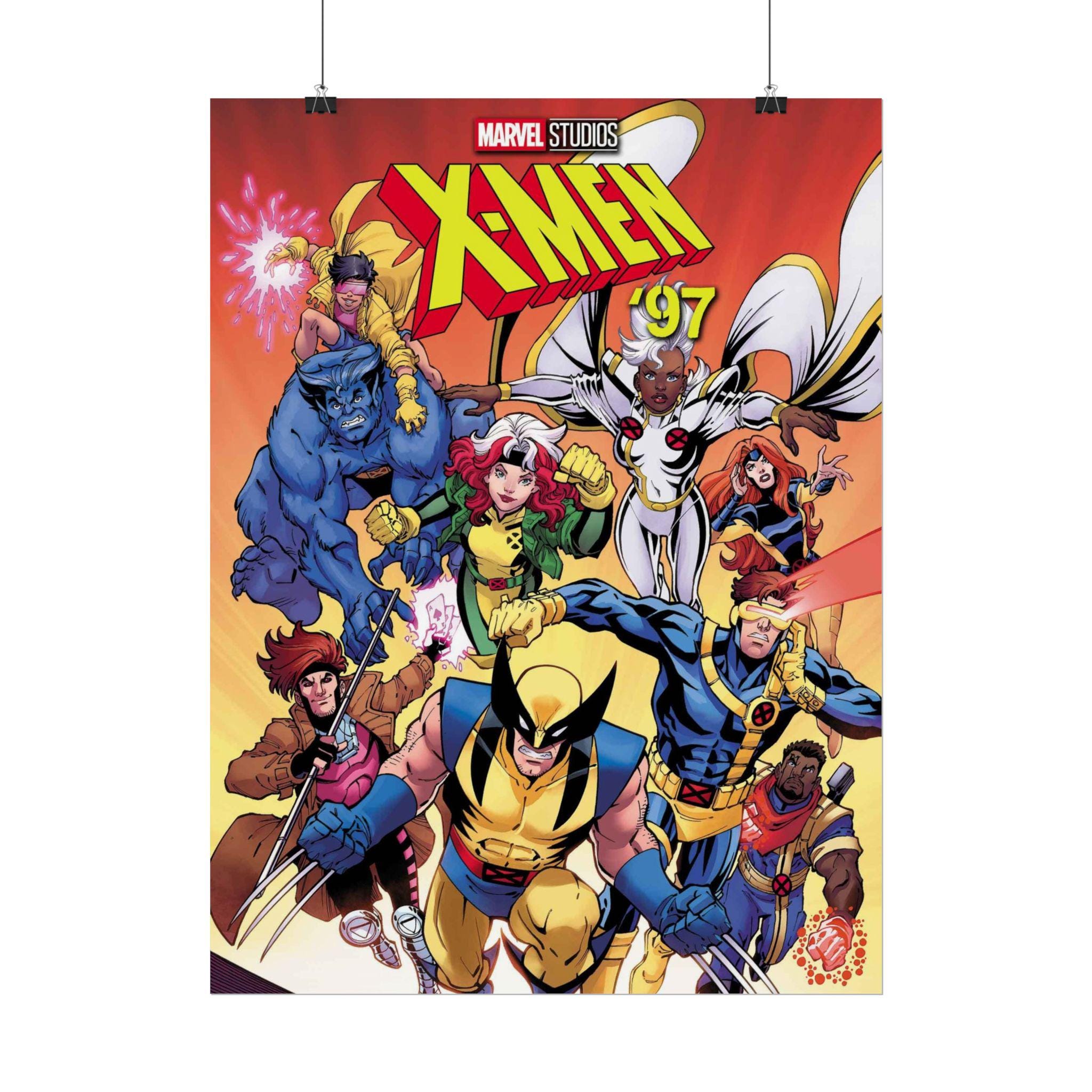 Retro X-men 97 Poster Iconic Movie Art Print Retro Wall Decor Film Fan ...