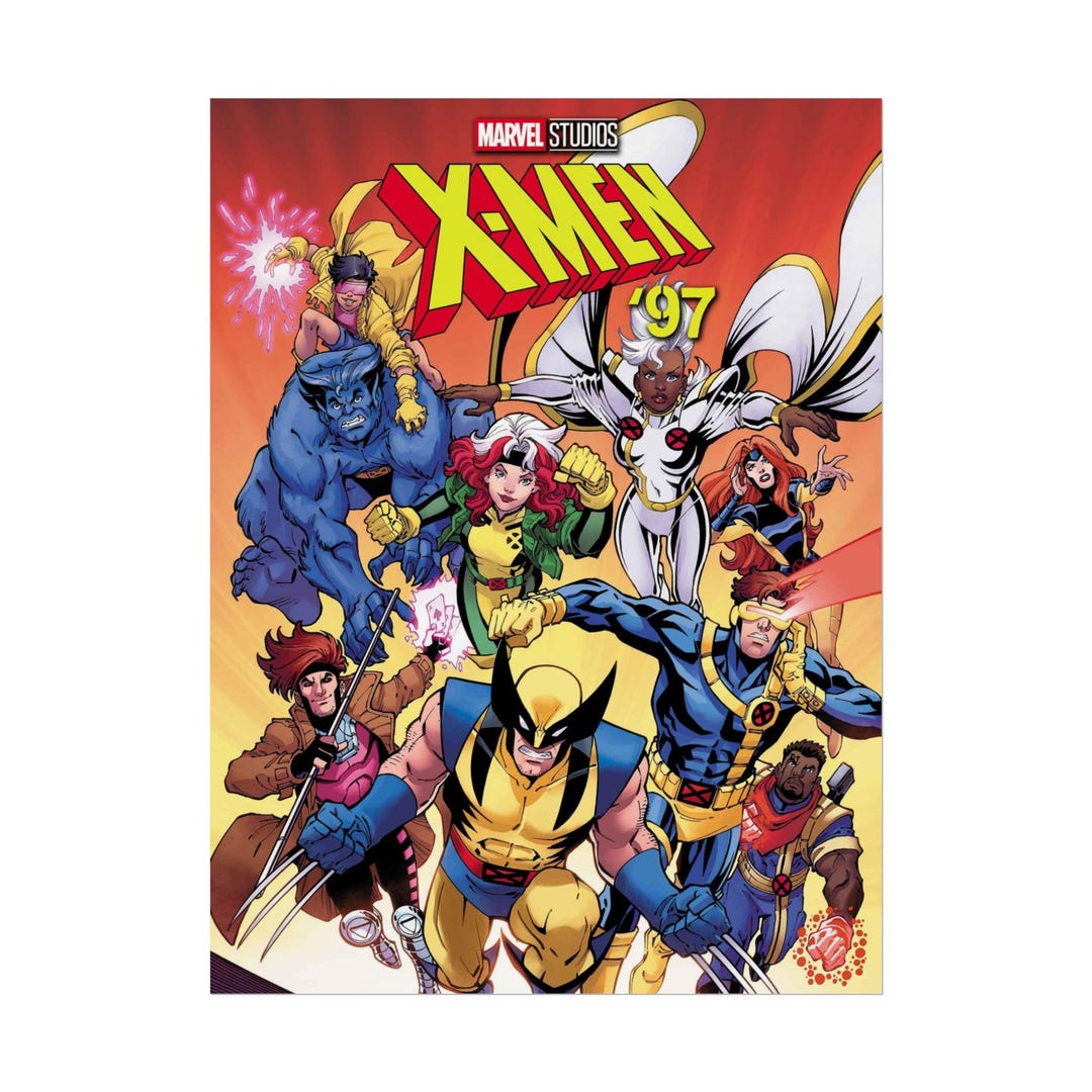 Retro X-men 97 Poster Iconic Movie Art Print Retro Wall Decor Film Fan ...