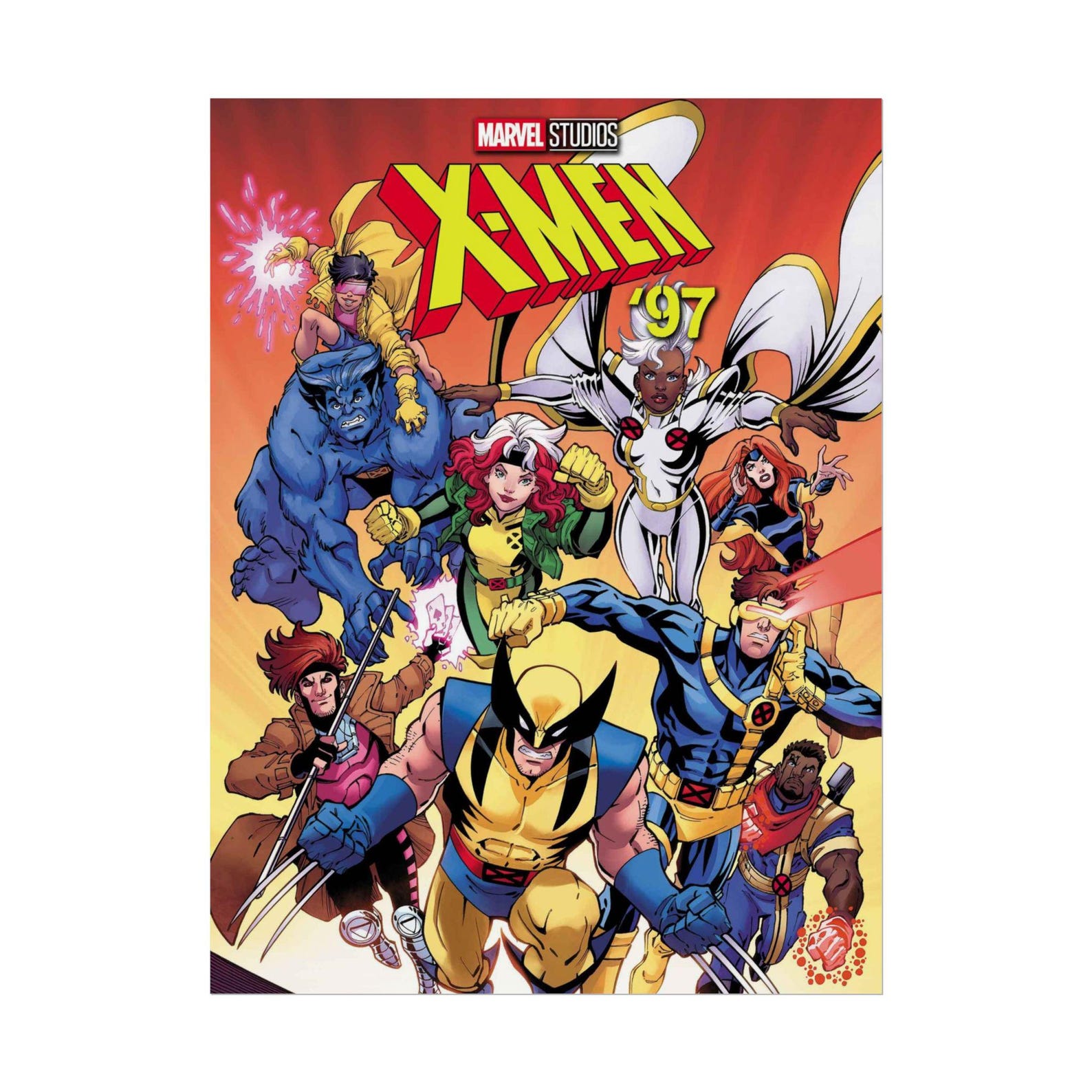 Retro X-men 97 Poster Iconic Movie Art Print Retro Wall Decor Film Fan ...