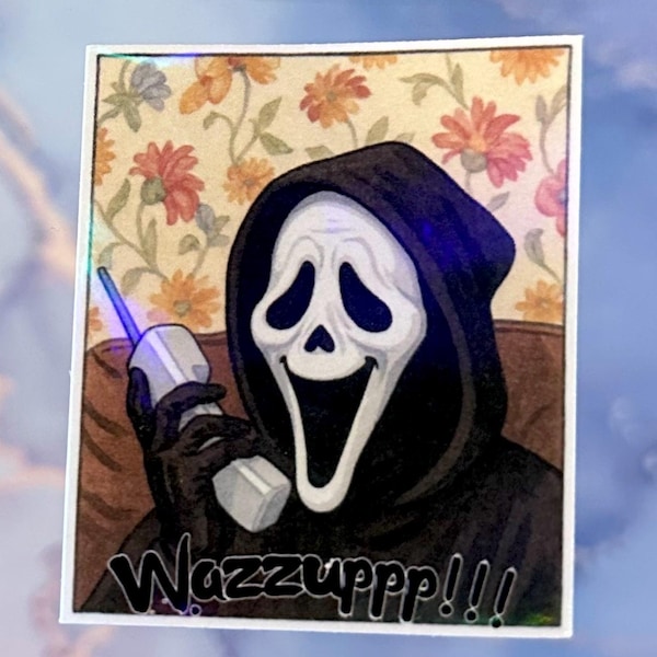 Wazzup Ghostface Mask - Etsy