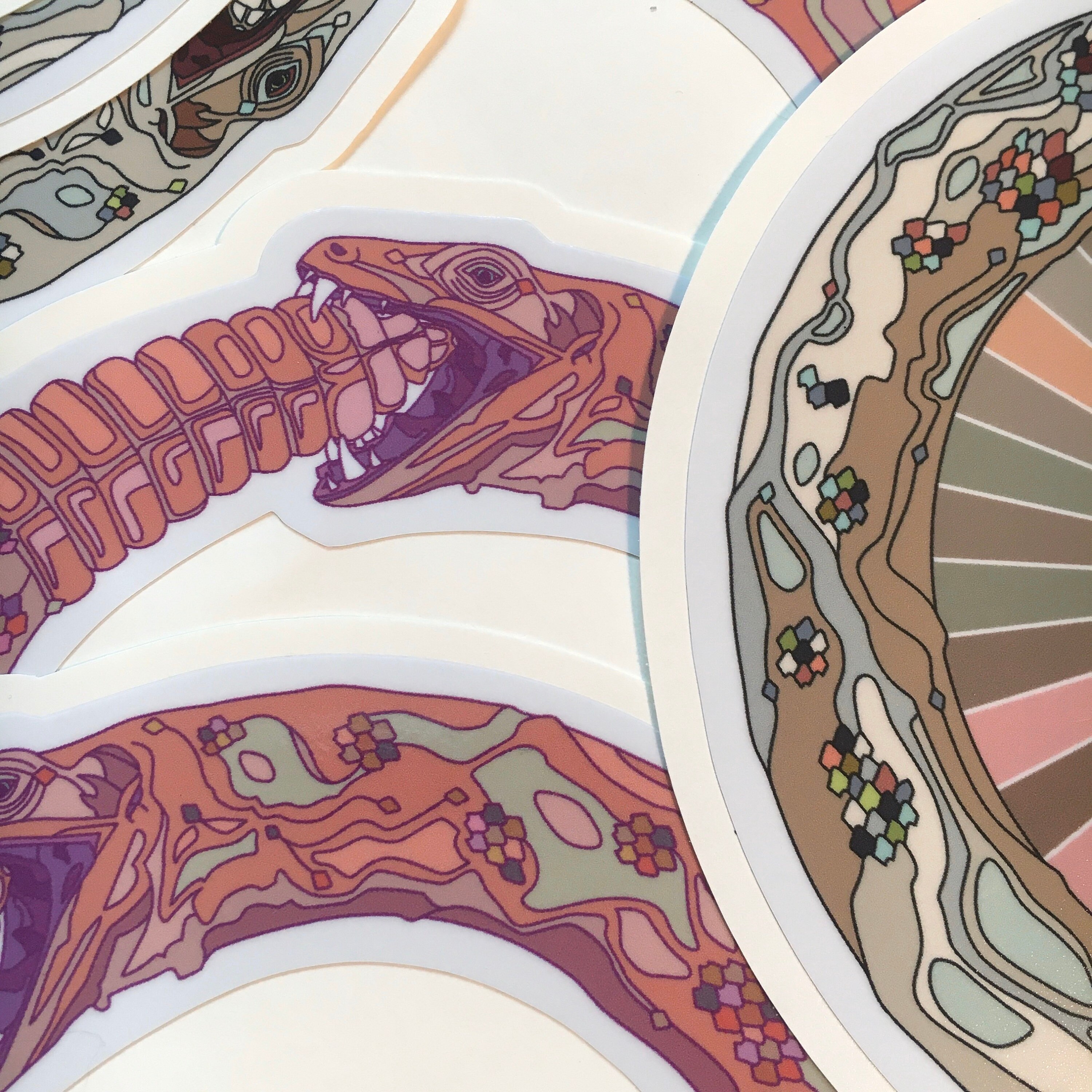 Ouroboros Snake Vinyl Sticker With Gloss Laminate 5. | Etsy