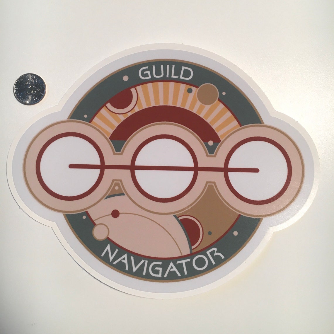 Guild Navigator Dune Big Sticker With Gloss Laminate 6.6 | Etsy