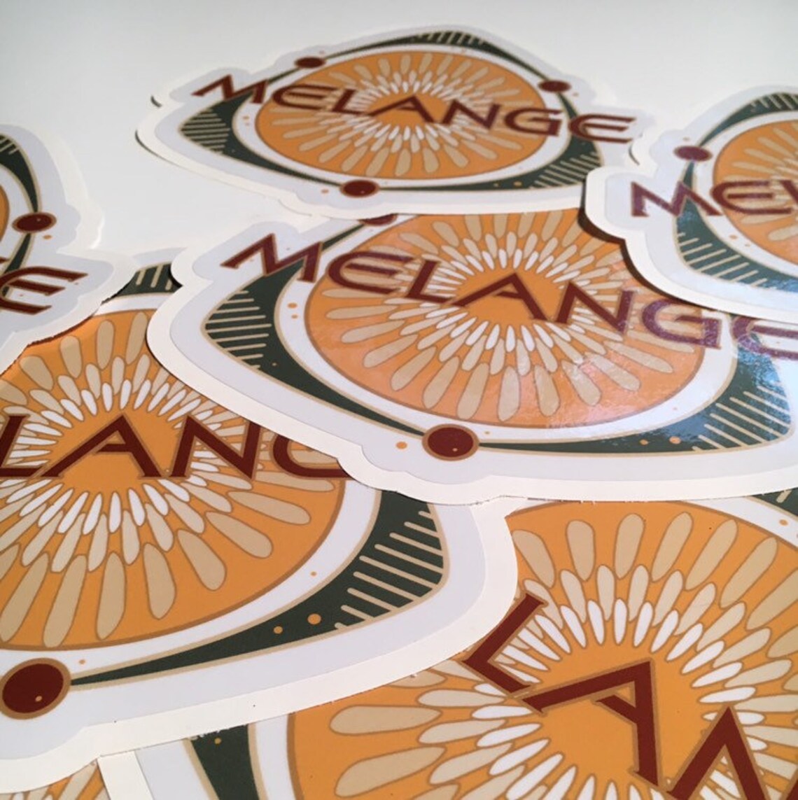 Dune Melange Big Sticker With Gloss Laminate for Inside or - Etsy