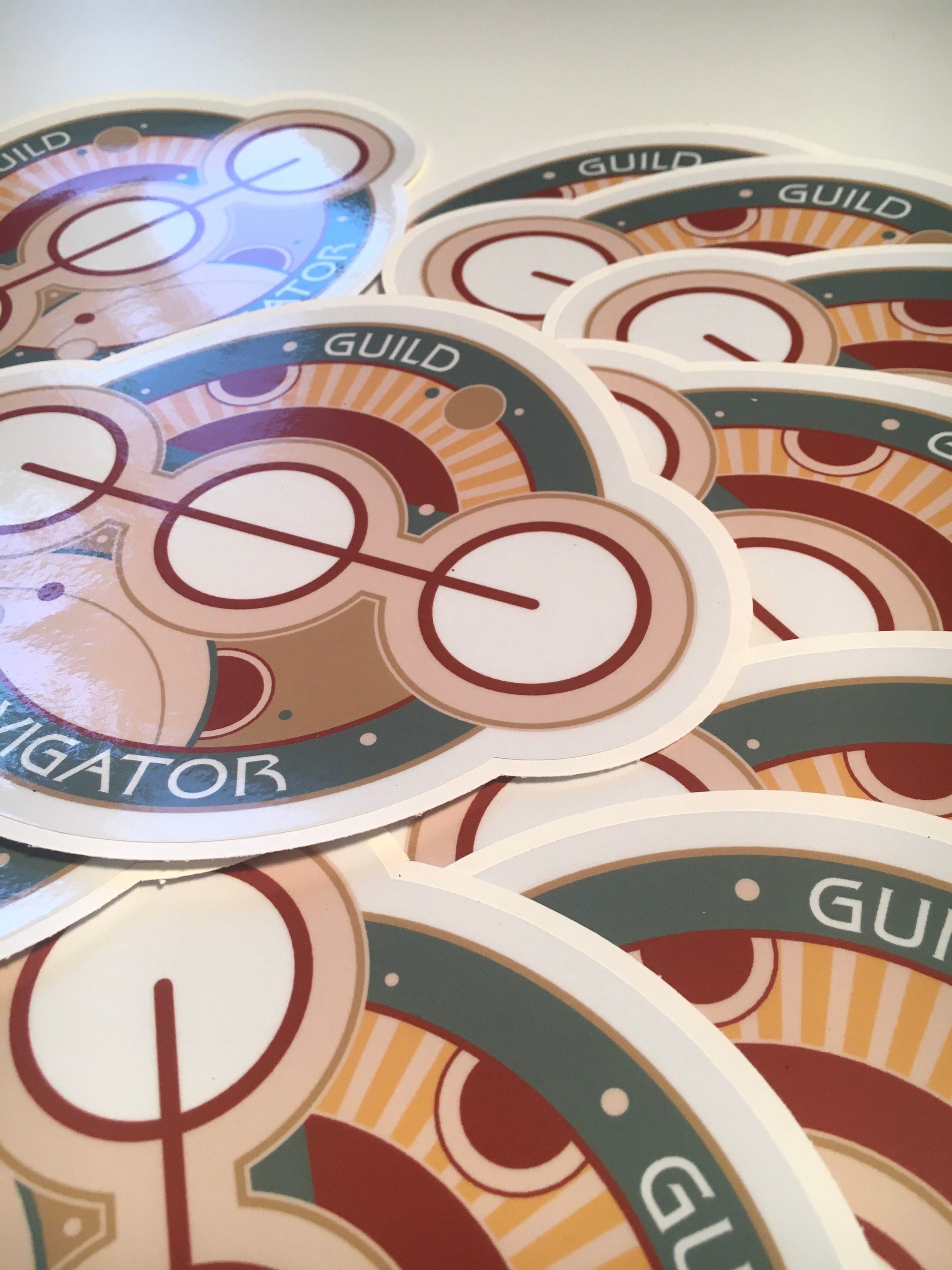 Guild Navigator Dune big sticker with gloss laminate 6.6 | Etsy