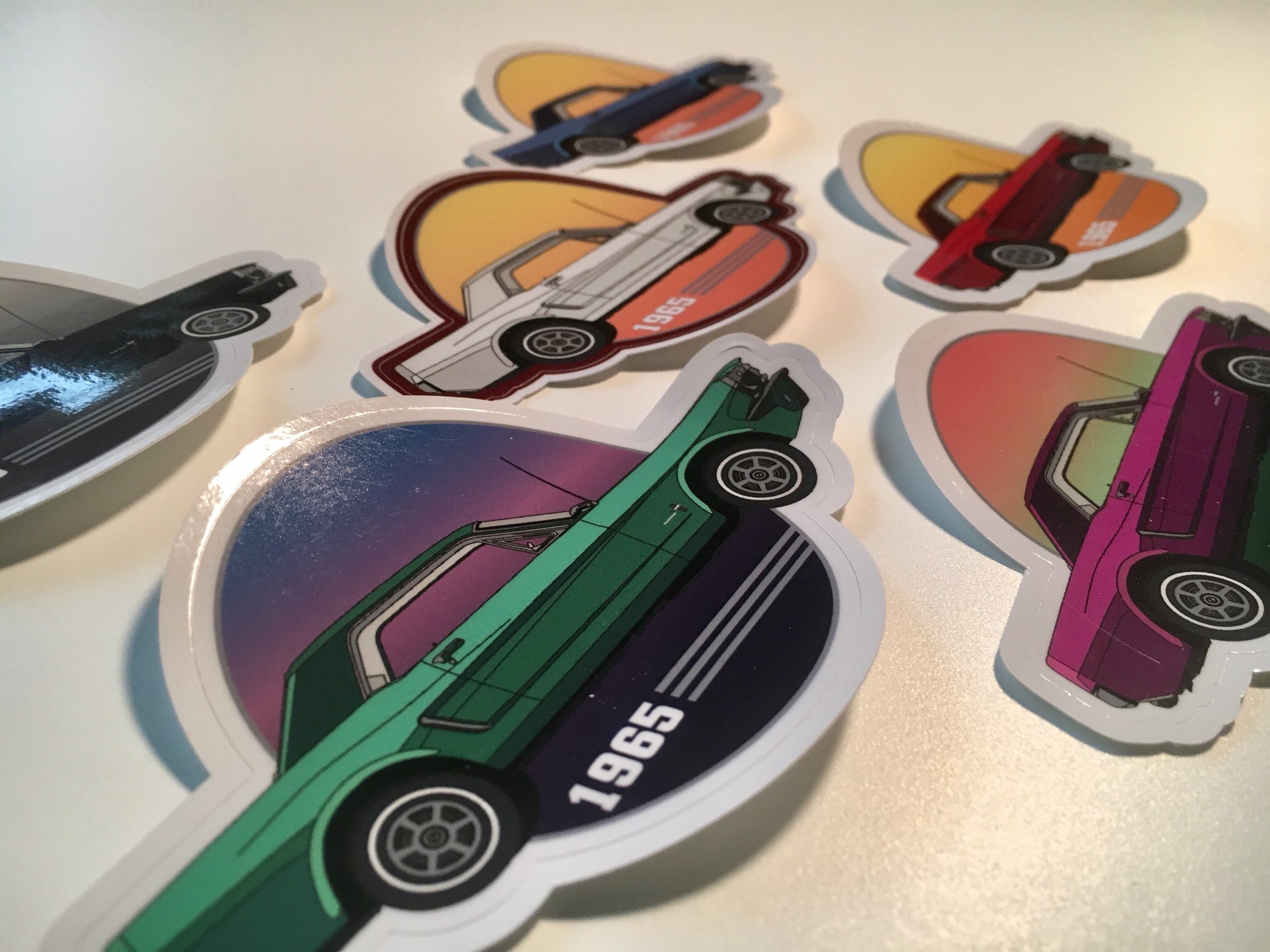 65 Ford Mustang Sticker With Gloss Laminate. Inside or Outside Use. - Etsy