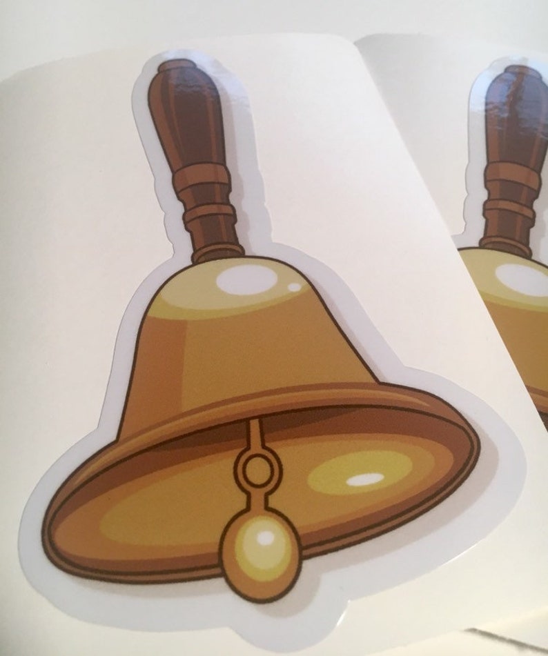 Shame Bell Sticker With Gloss Laminate 5 High. Inside or | Etsy