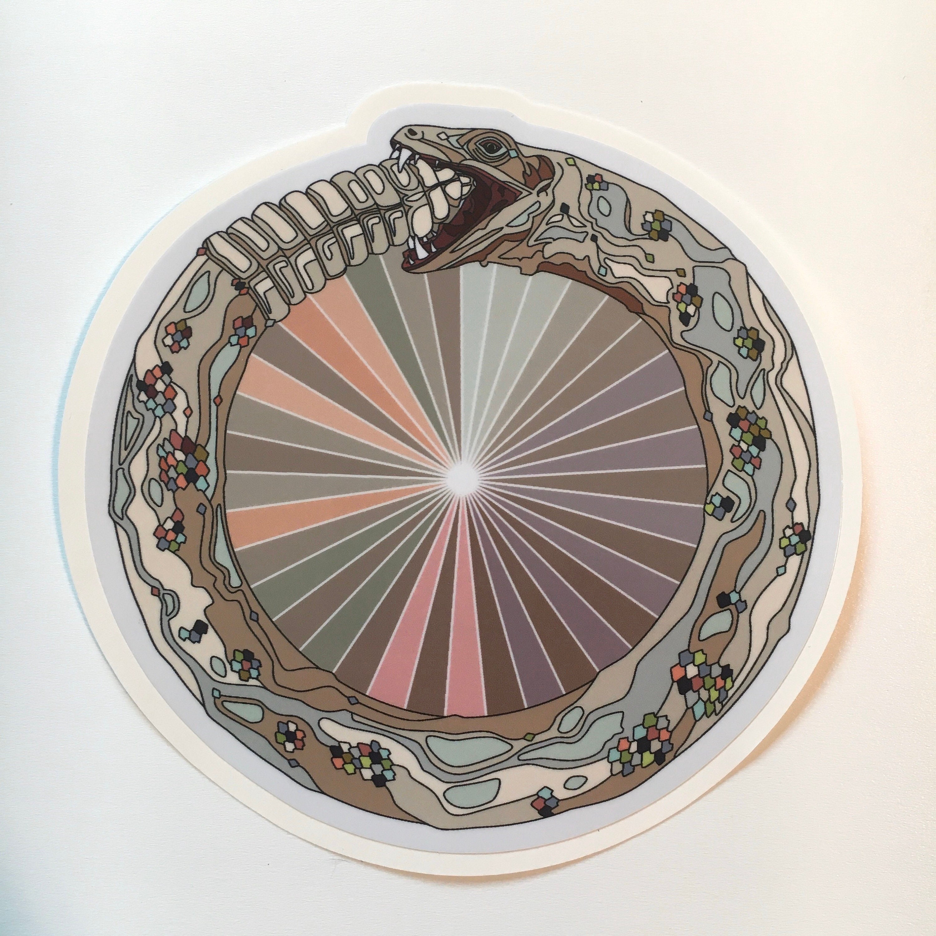 Ouroboros Snake Vinyl Sticker With Gloss Laminate 5. | Etsy