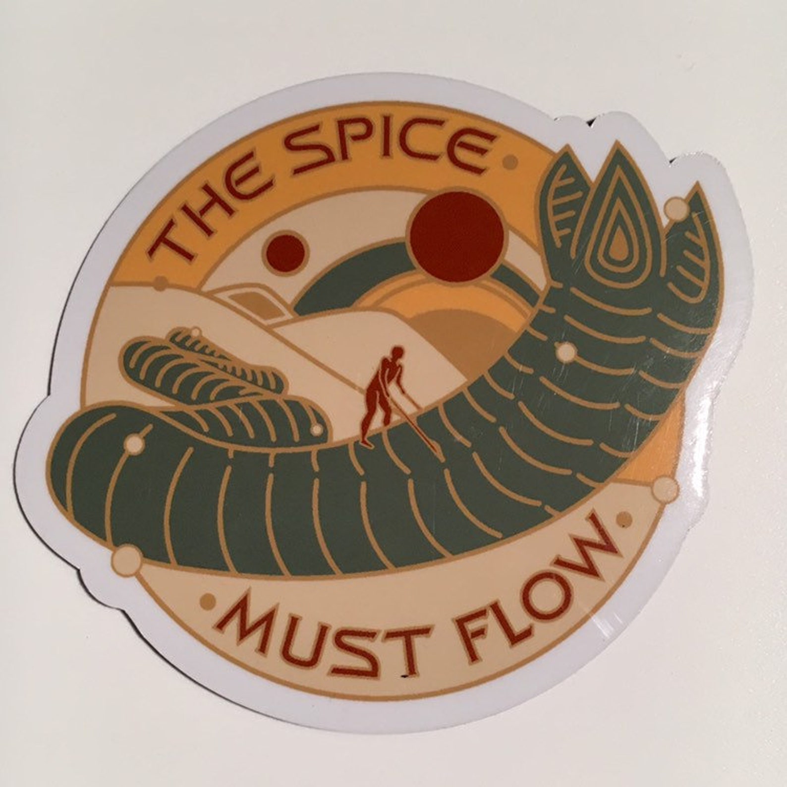The Spice Must Flow Dune Magnet With Gloss Laminate 4 - Etsy UK