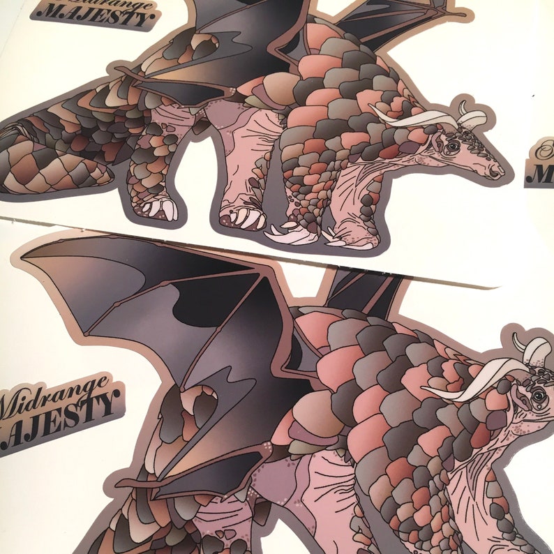 Pangolin Sticker With Gloss Laminate for Inside or Outside - Etsy