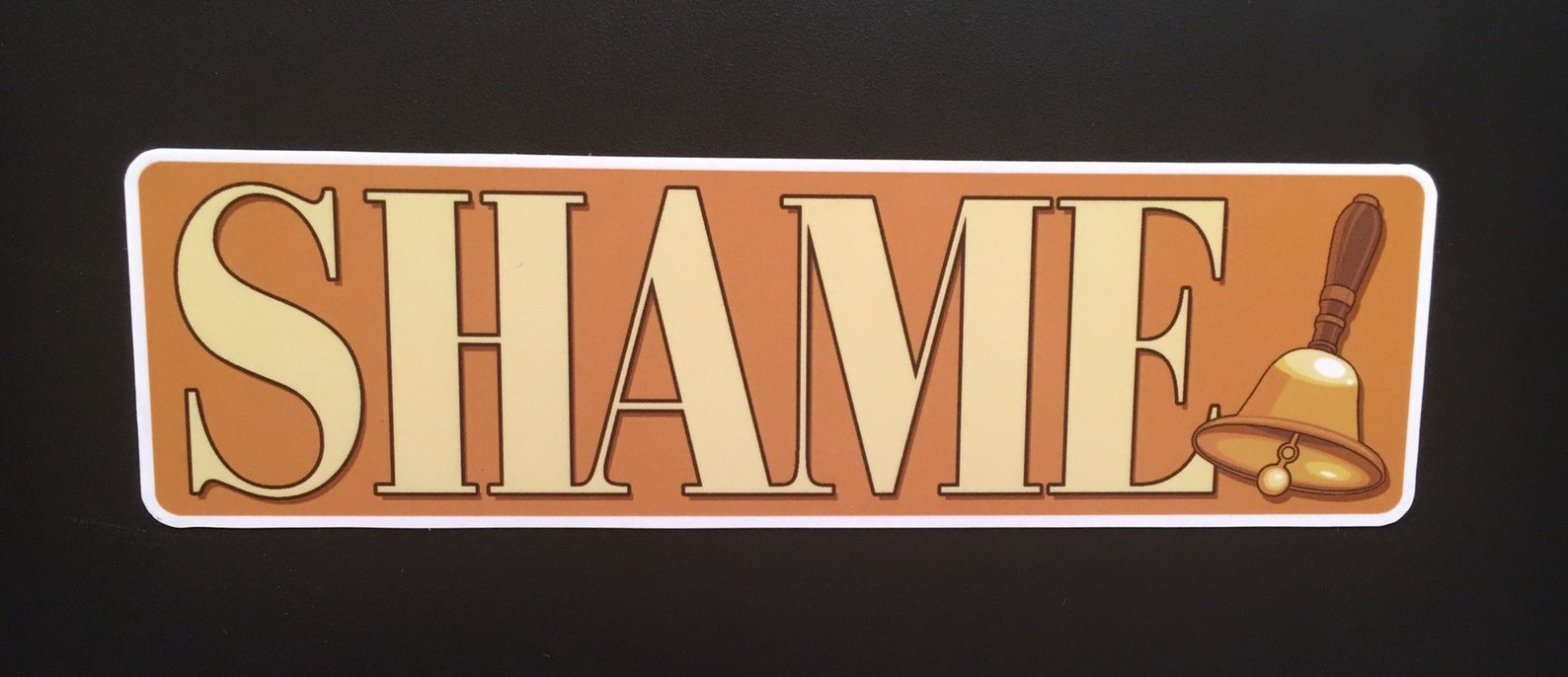 Shame Sticker With Gloss Laminate Game of Thrones Bell. - Etsy