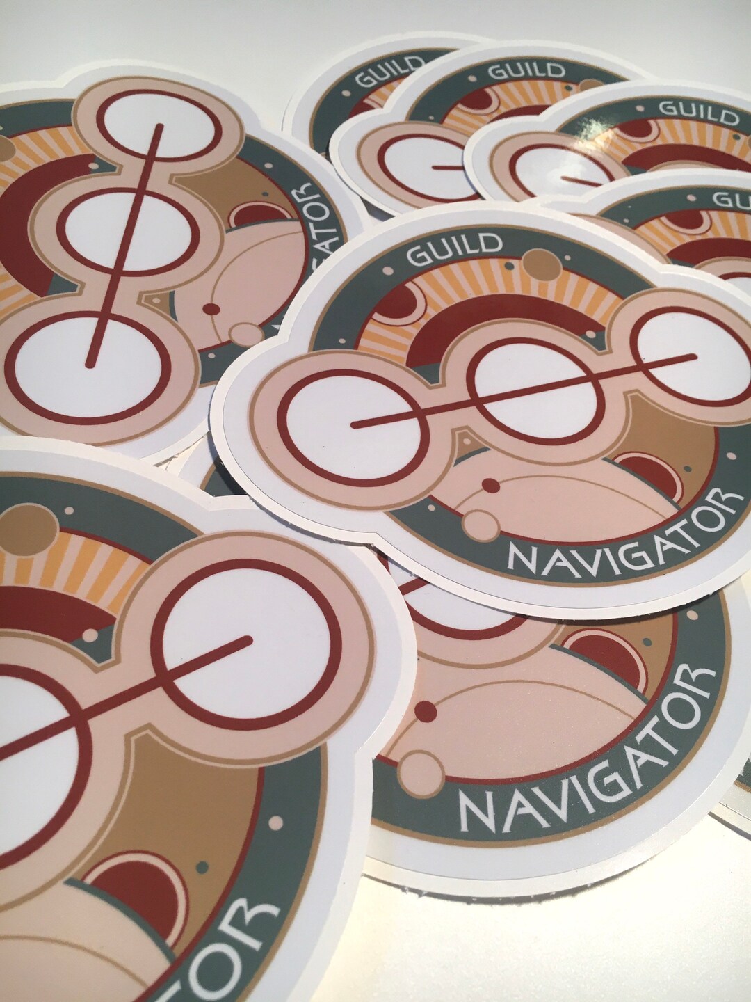 Guild Navigator, Dune Big Sticker With Gloss Laminate 6.6” Wide. for ...