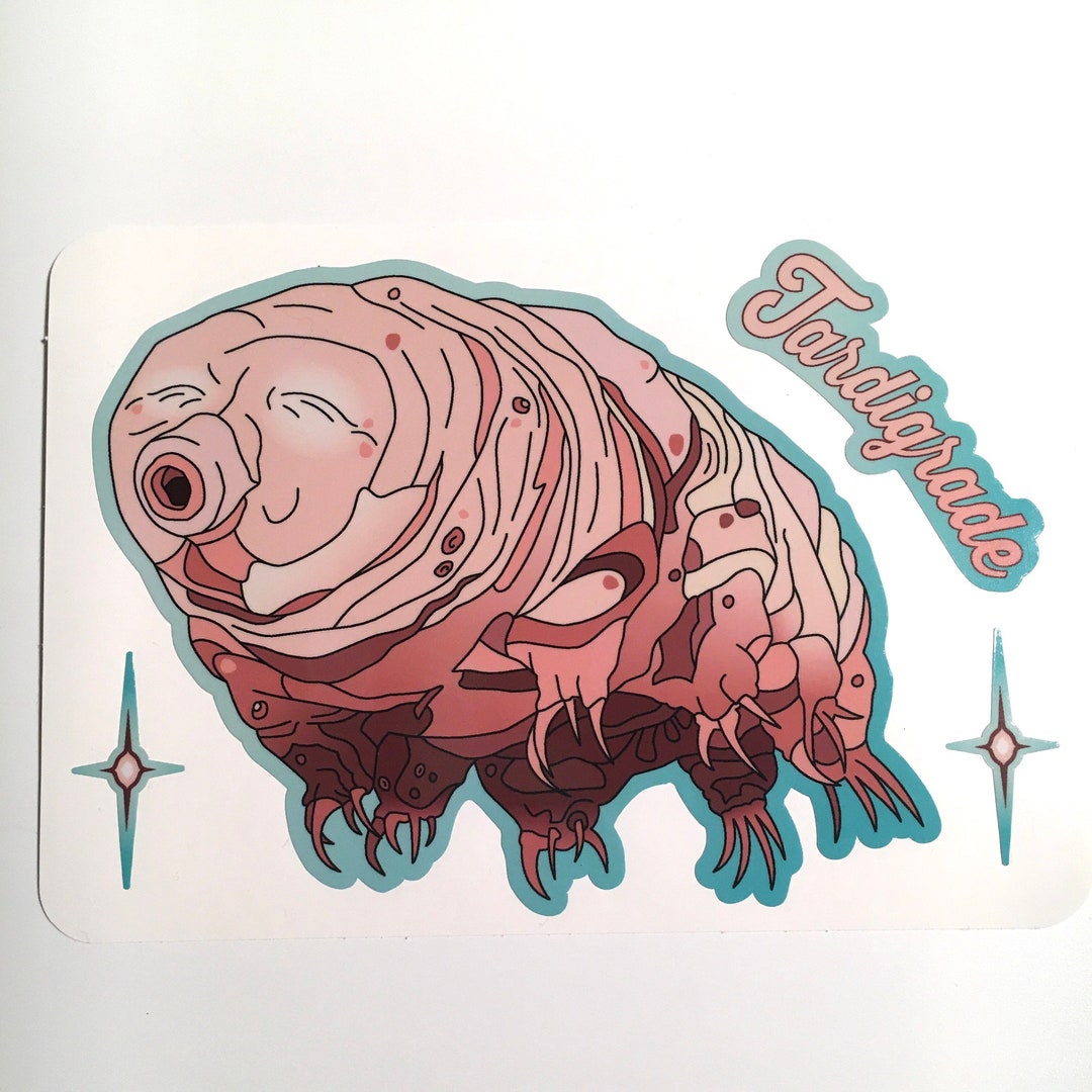 Tardigrade Sticker With Gloss Laminate for Inside or Outside Use. - Etsy