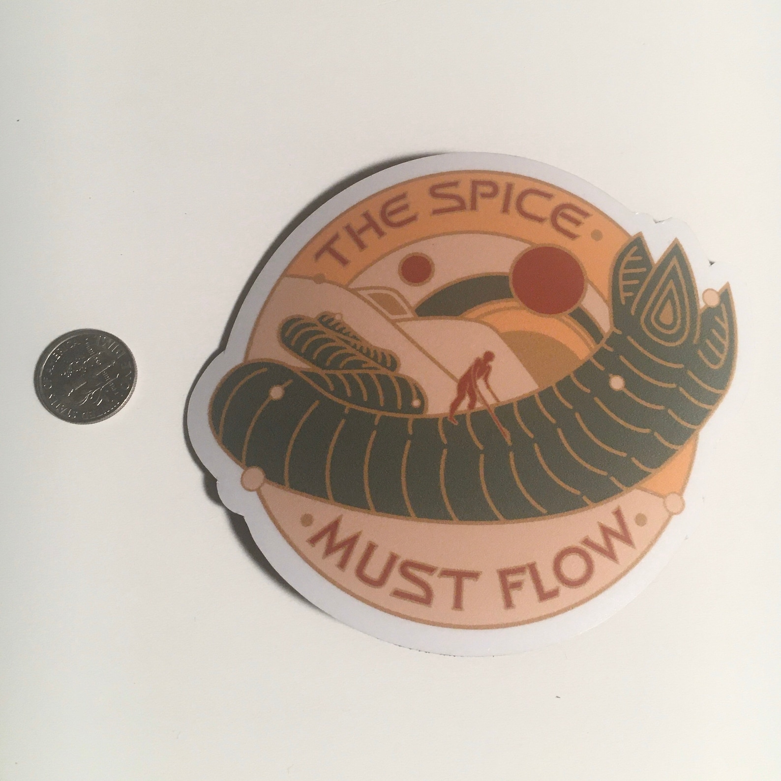 The Spice Must Flow Dune Magnet With Gloss Laminate 4 - Etsy UK