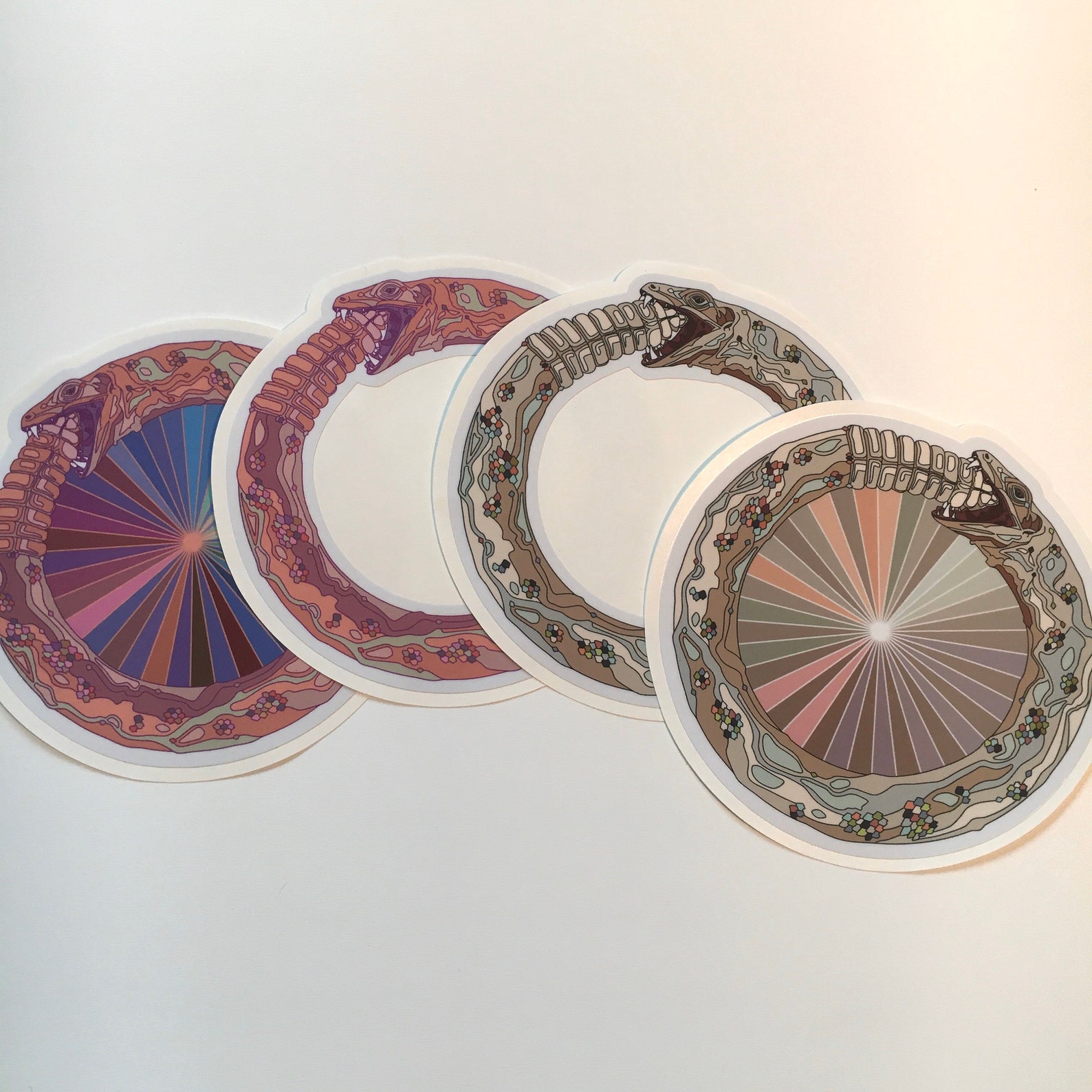 Ouroboros Snake Vinyl Sticker With Gloss Laminate 5. - Etsy